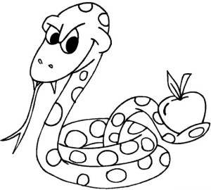 Chinese New Year Snake Coloring Pages
