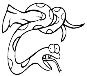 Chinese New Year Snake Coloring Pages