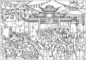 Chinese New Year Snake Coloring Pages
