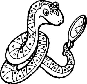 Chinese New Year Snake Coloring Pages