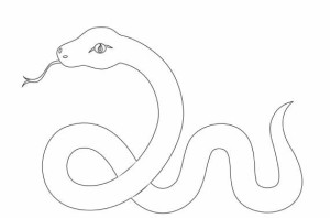 Chinese New Year Snake Coloring Pages