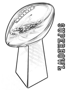 Super Bowl Sunday Coloring Pages