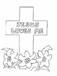 Good Friday Coloring Pages and Pintables for Kids