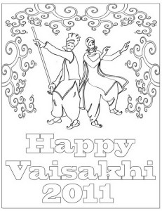 Baisakhi Coloring Pages (Vaisakhi Festival)