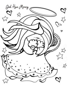 Divine Mercy Coloring Page