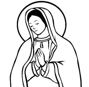 Divine Mercy Coloring Page