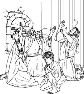 Divine Mercy Coloring Page