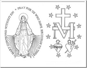 Divine Mercy Coloring Page