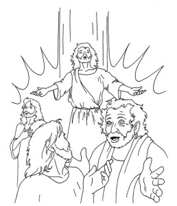 Divine Mercy Coloring Page