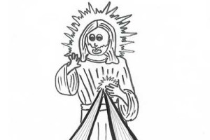 Divine Mercy Coloring Page
