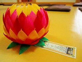 DIY Paper Lotus Lanterns for Buddha’s Birthday