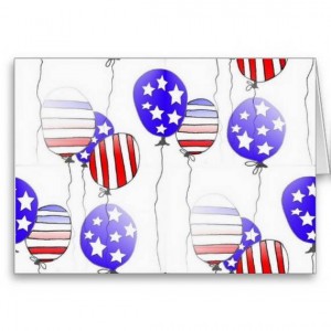 Sentiments and Greeting Cards for 4th July Independence Day