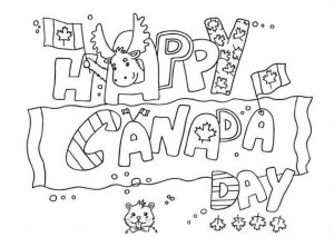 Canada Day Coloring Pages