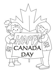 Canada Day Coloring Pages