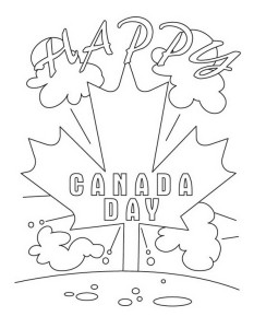 Canada Day Coloring Pages
