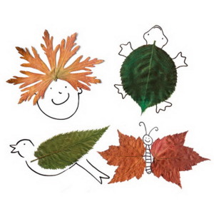 Fall Decor Crafts-Easy Fall Leaf Art Projects