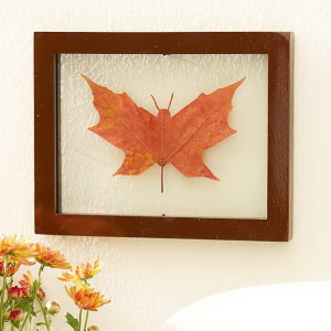 Fall Decor Crafts-Easy Fall Leaf Art Projects