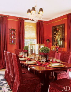 Amazing Red Interior Designs For The Holidays