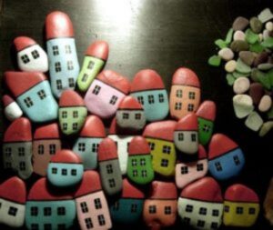 Beautiful and simple DIY stone crafts: natural and elegant decoration ...