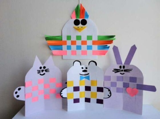 PAPER WEAVING - PAPER CRAFTS FOR KIDS - family holiday