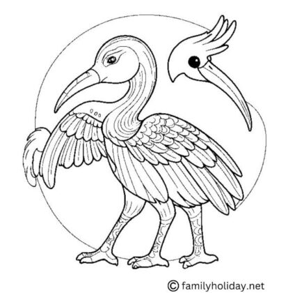 Ancient Egypt Coloring Pages - family holiday