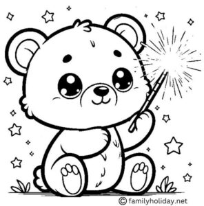 Canada Day Coloring Pages For kids - family holiday